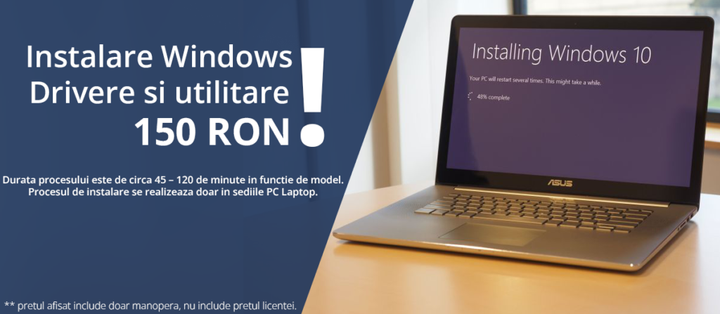 Instalare sistem de operare windows 7, 8.1, 10, 11